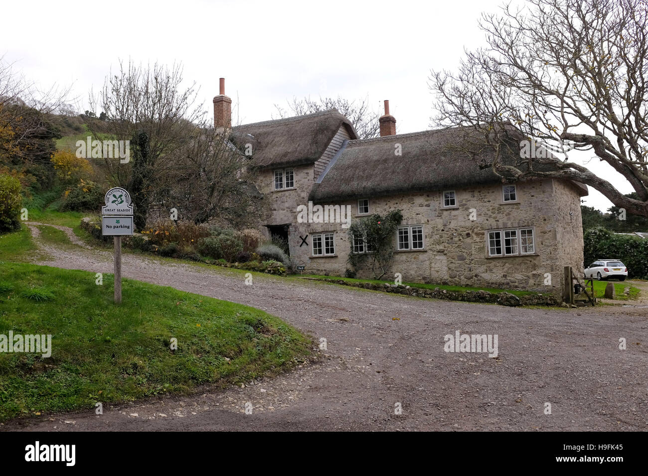 The remote village of Branscombe in East Devon West Country UK Stock ...