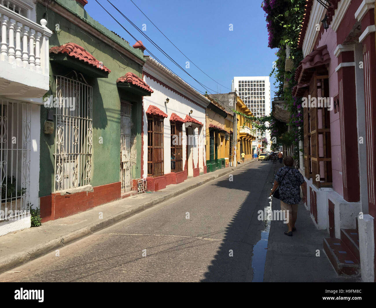 Colonial architecture in Cartagena, Colombia Stock Photo - Alamy