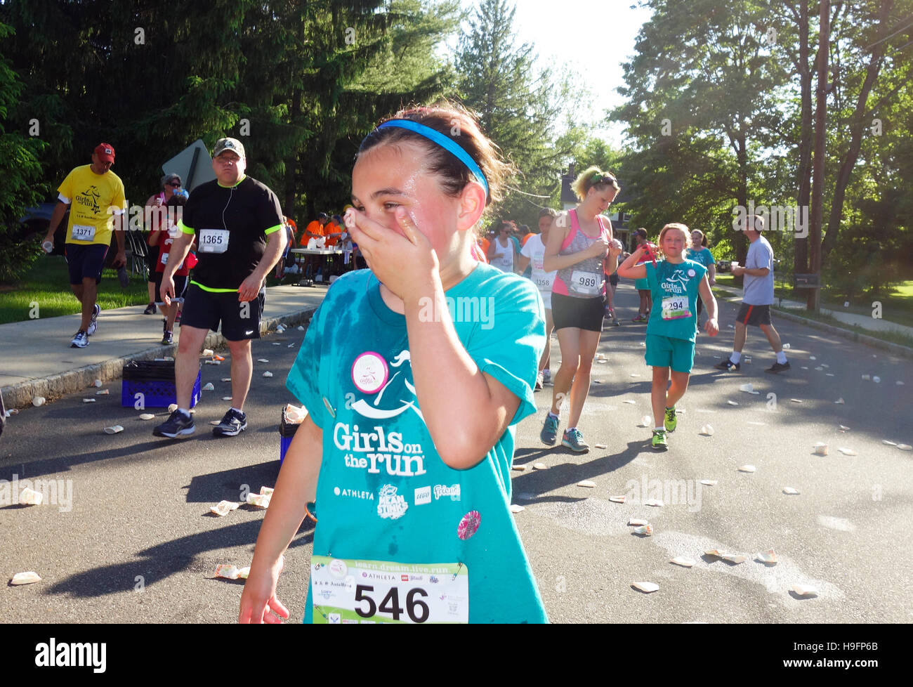 Girls on the Run 5K Stock Photo - Alamy