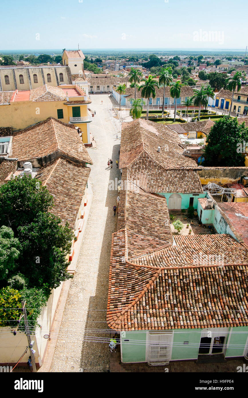 Aerial view of Trinidad, Cuba Stock Photo - Alamy