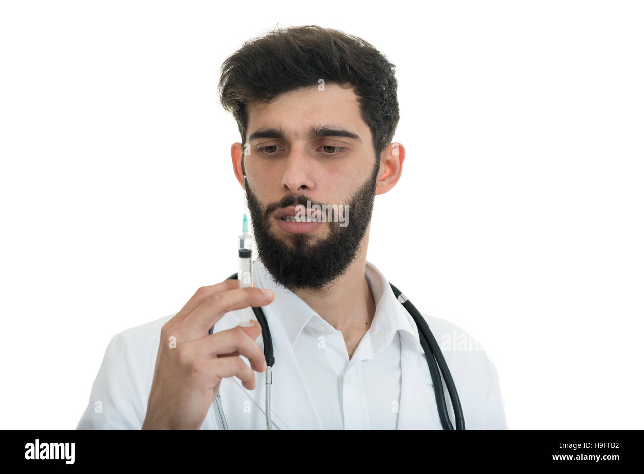 Facial injection male hi-res stock photography and images - Alamy