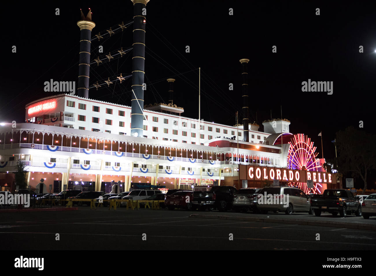 The Colorado Belle Hotel Casino in Laughlin Nevada USA along the ...