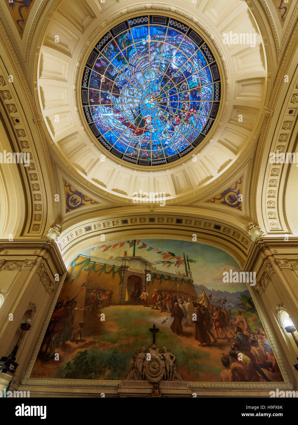 Brazil, City of Rio de Janeiro, City Center, Interior view of the City ...