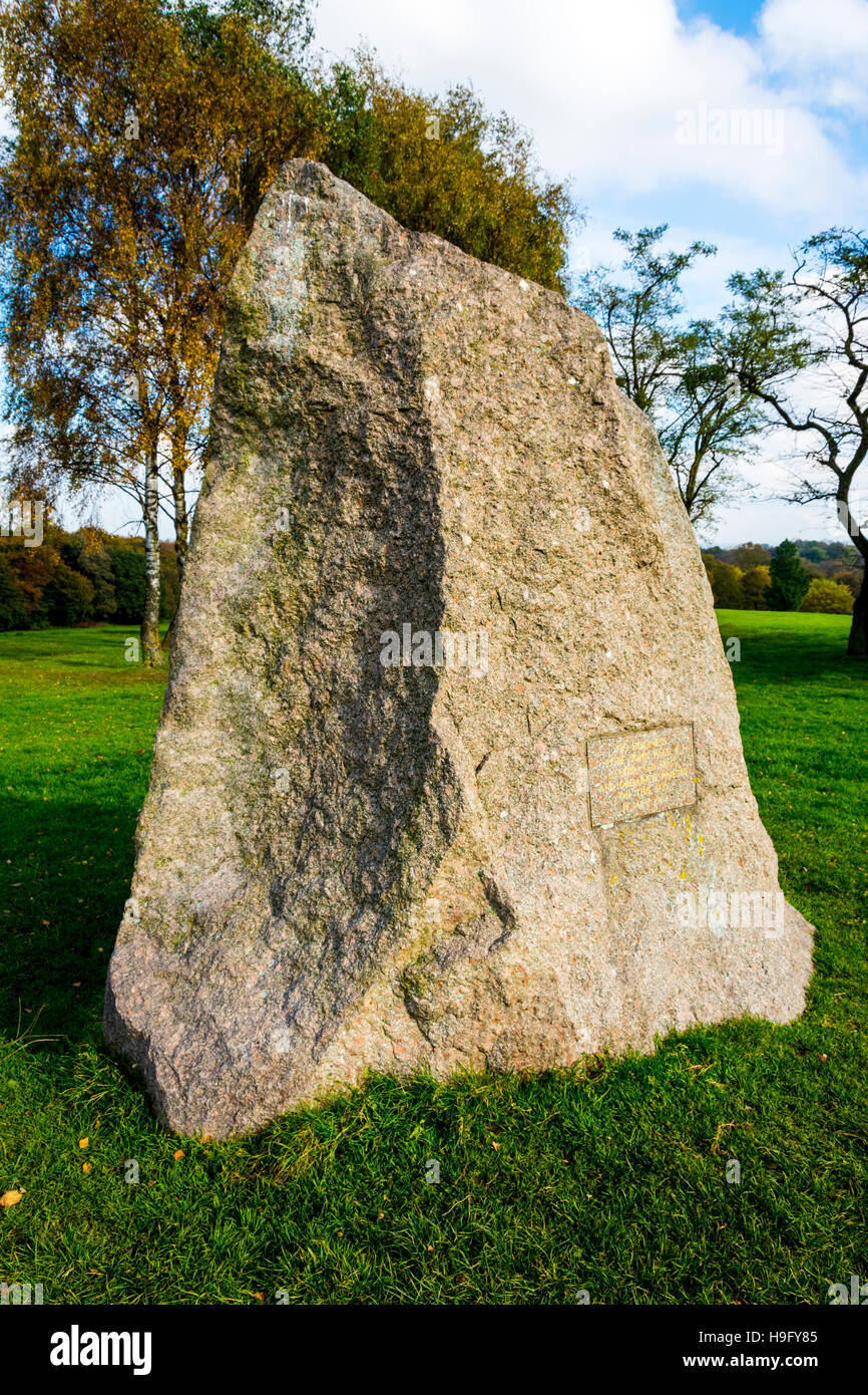 The Papal monument, Heaton Park, Manchester, England, UK. Commemorates ...