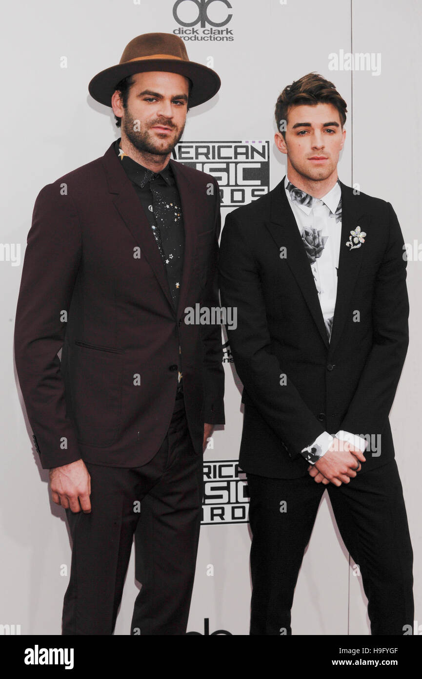 Andrew Taggart and Alex Pall of The Chainsmokers arrives at the 2016 ...