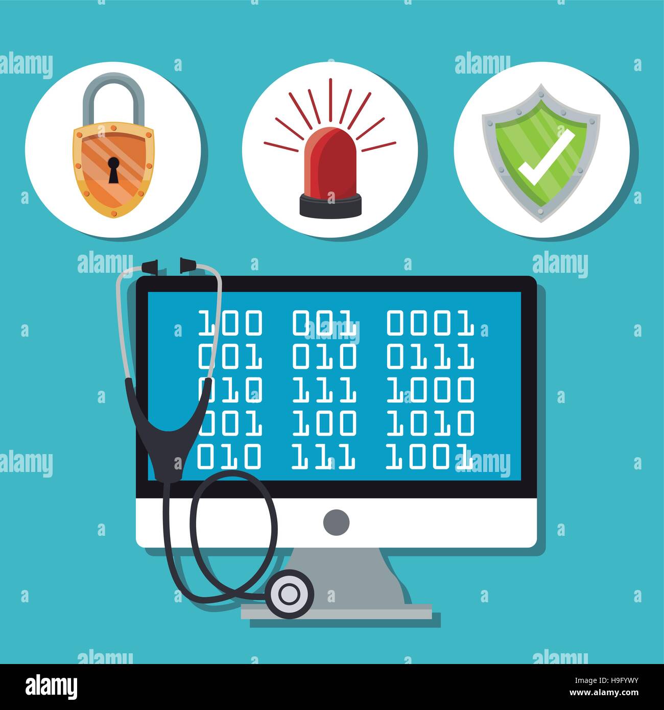 Colorful cyber security system design Stock Vector Image & Art - Alamy