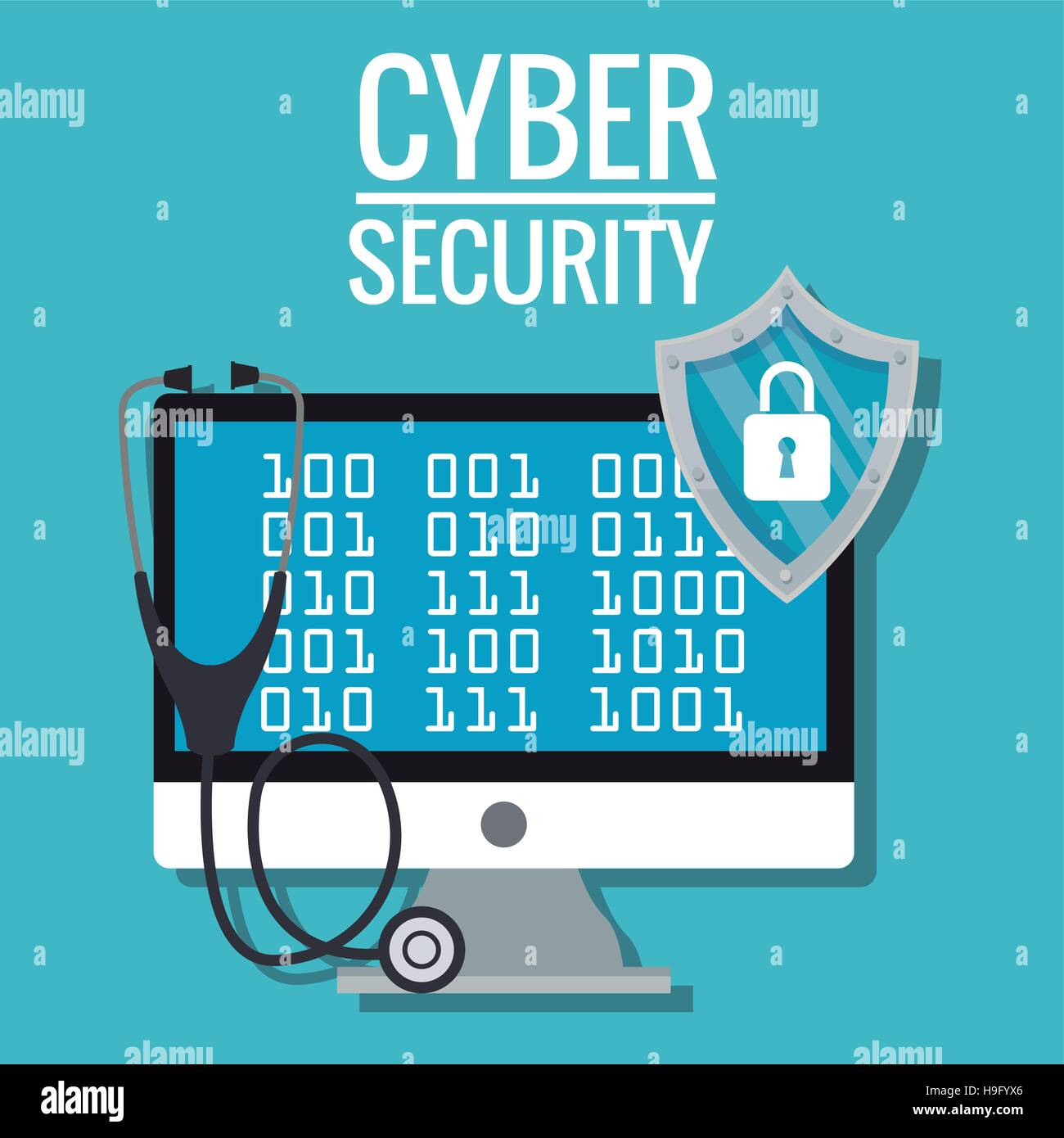 Colorful cyber security system design Stock Vector Image & Art - Alamy