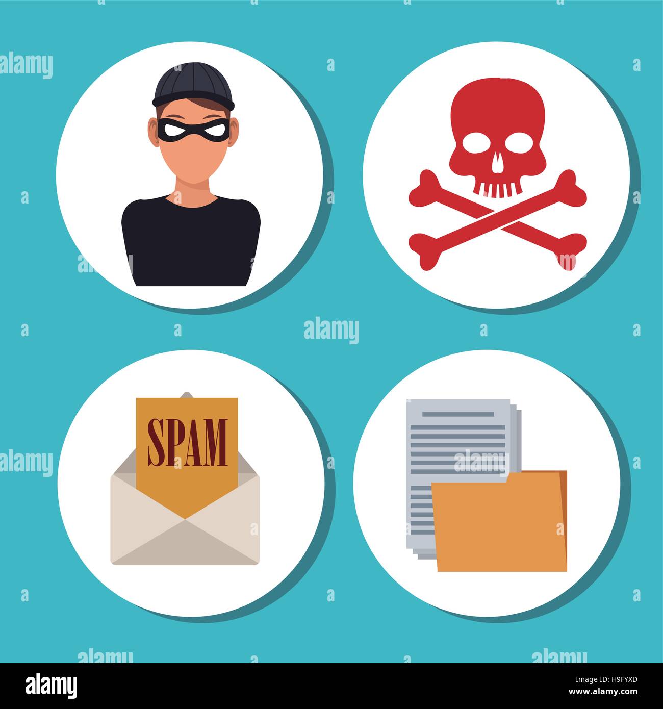 Colorful cyber security system design Stock Vector Image & Art - Alamy