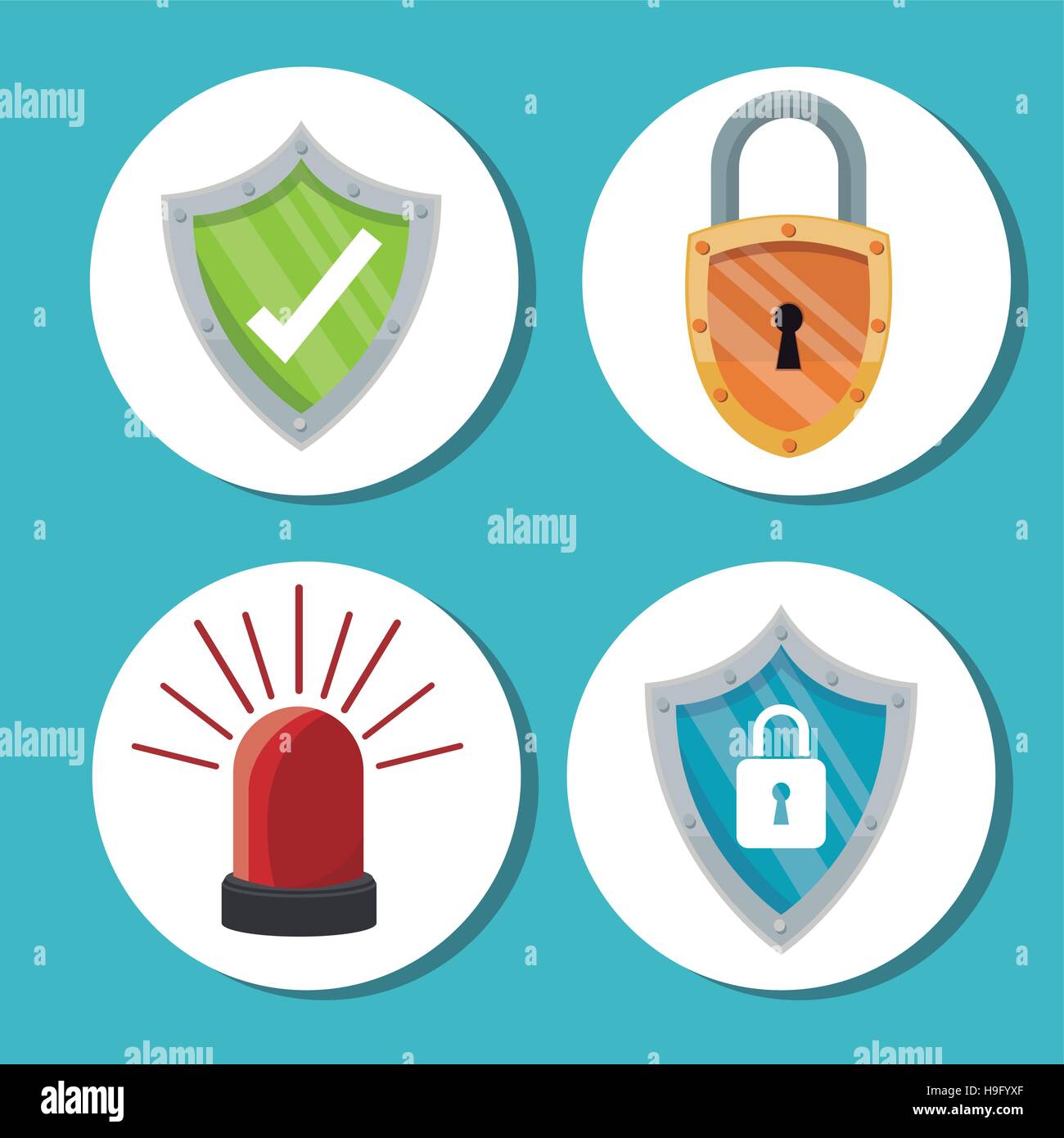 Colorful cyber security system design Stock Vector Image & Art - Alamy