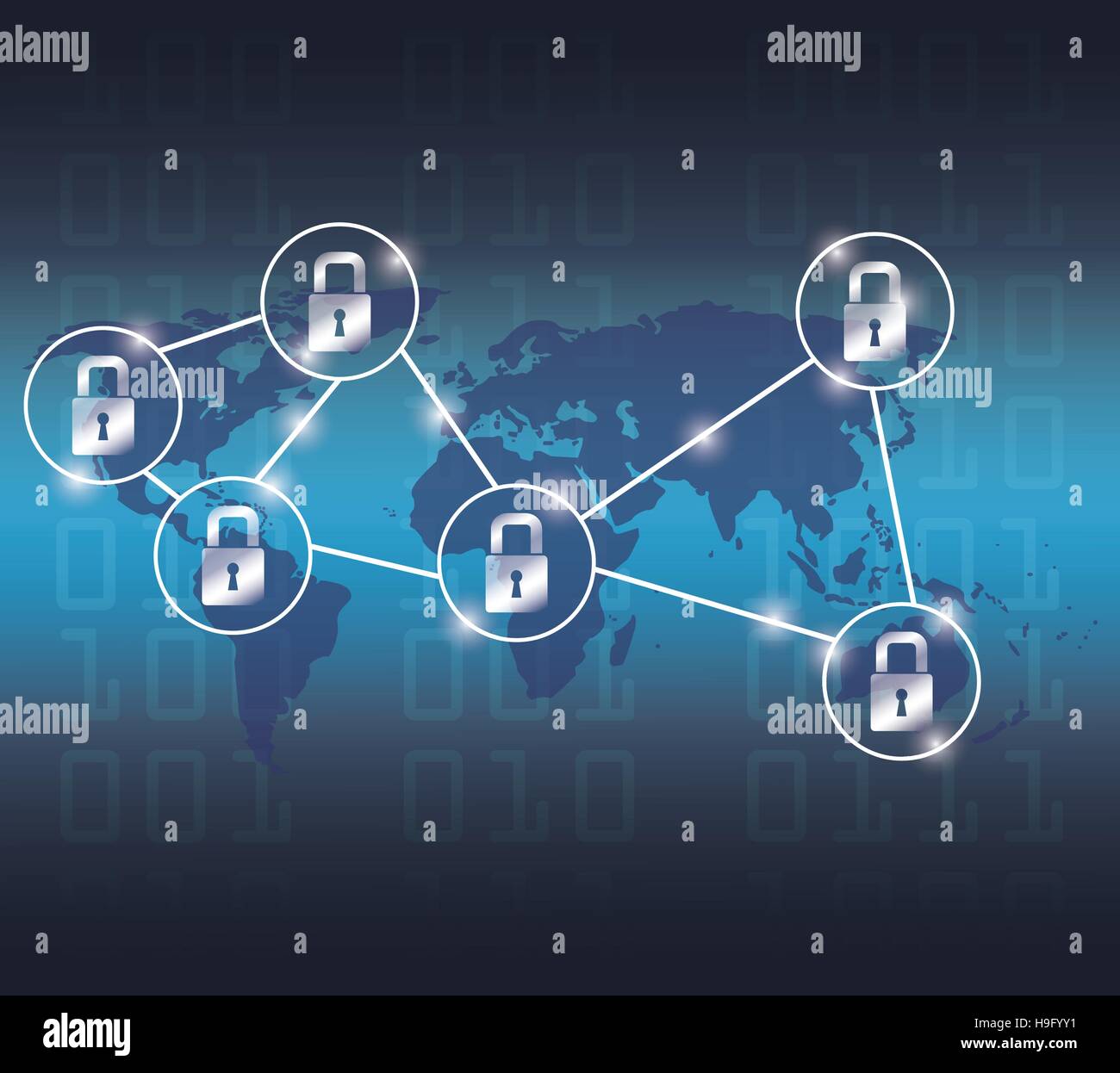 Colorful cyber security system design Stock Vector Image & Art - Alamy