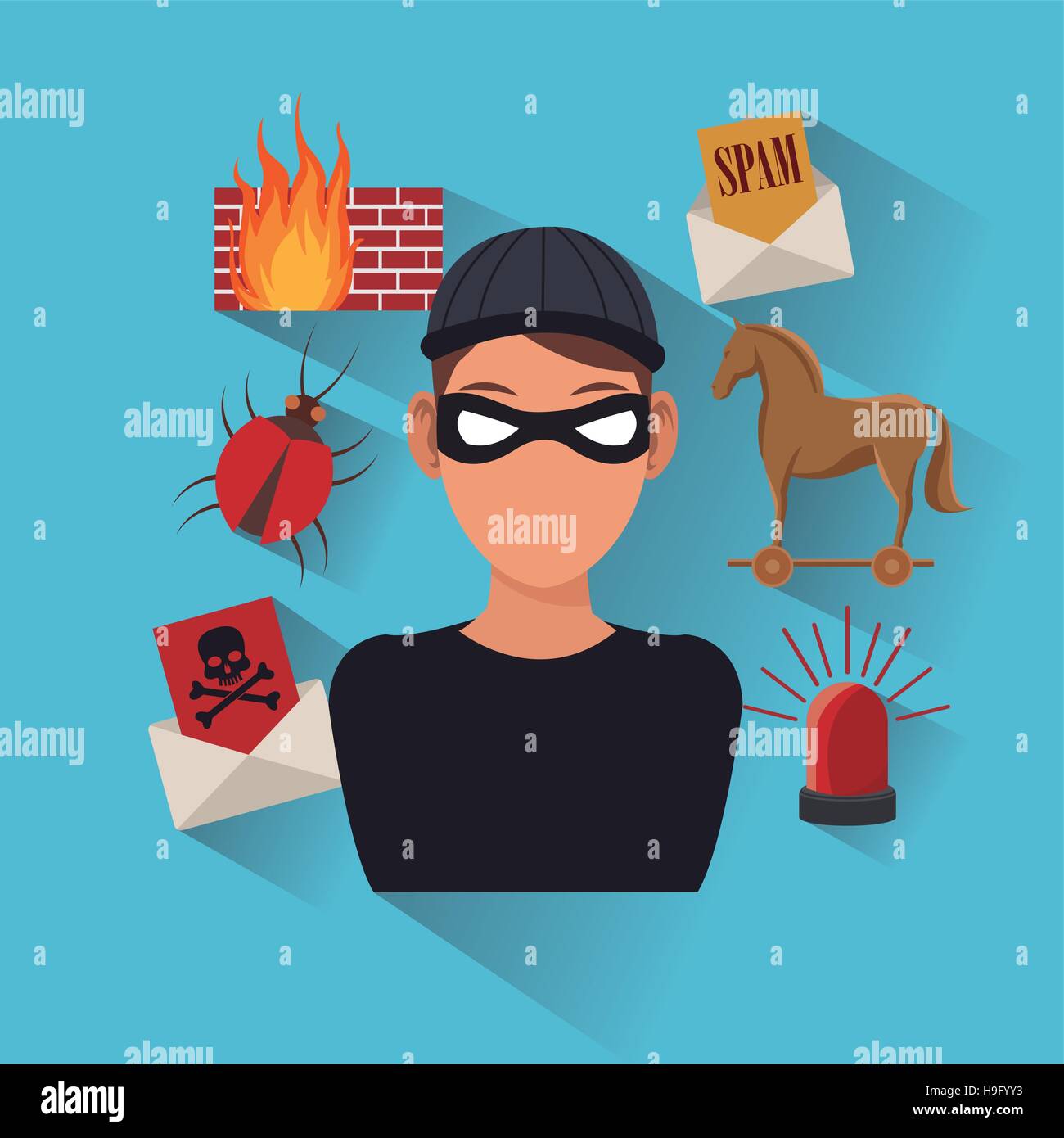 Colorful cyber security system design Stock Vector Image & Art - Alamy