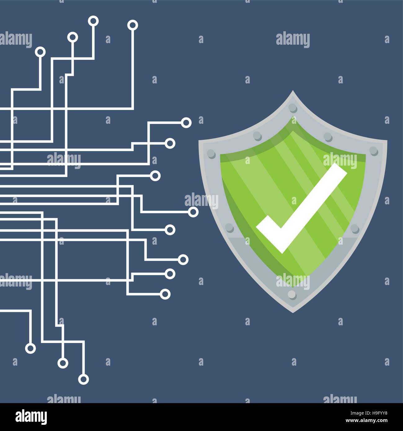Colorful cyber security system design Stock Vector Image & Art - Alamy