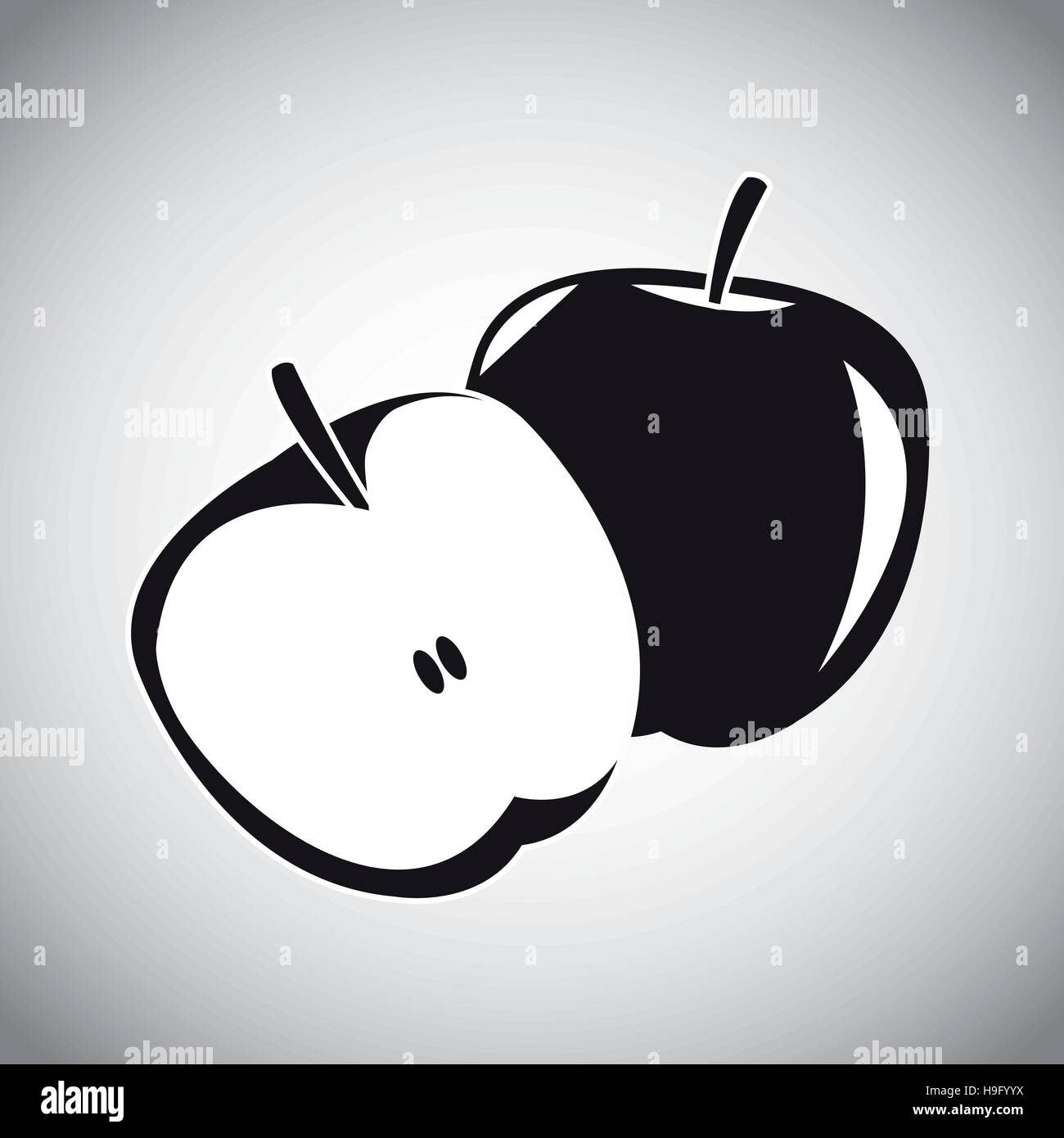 Apple fruit design Stock Vector Image & Art - Alamy