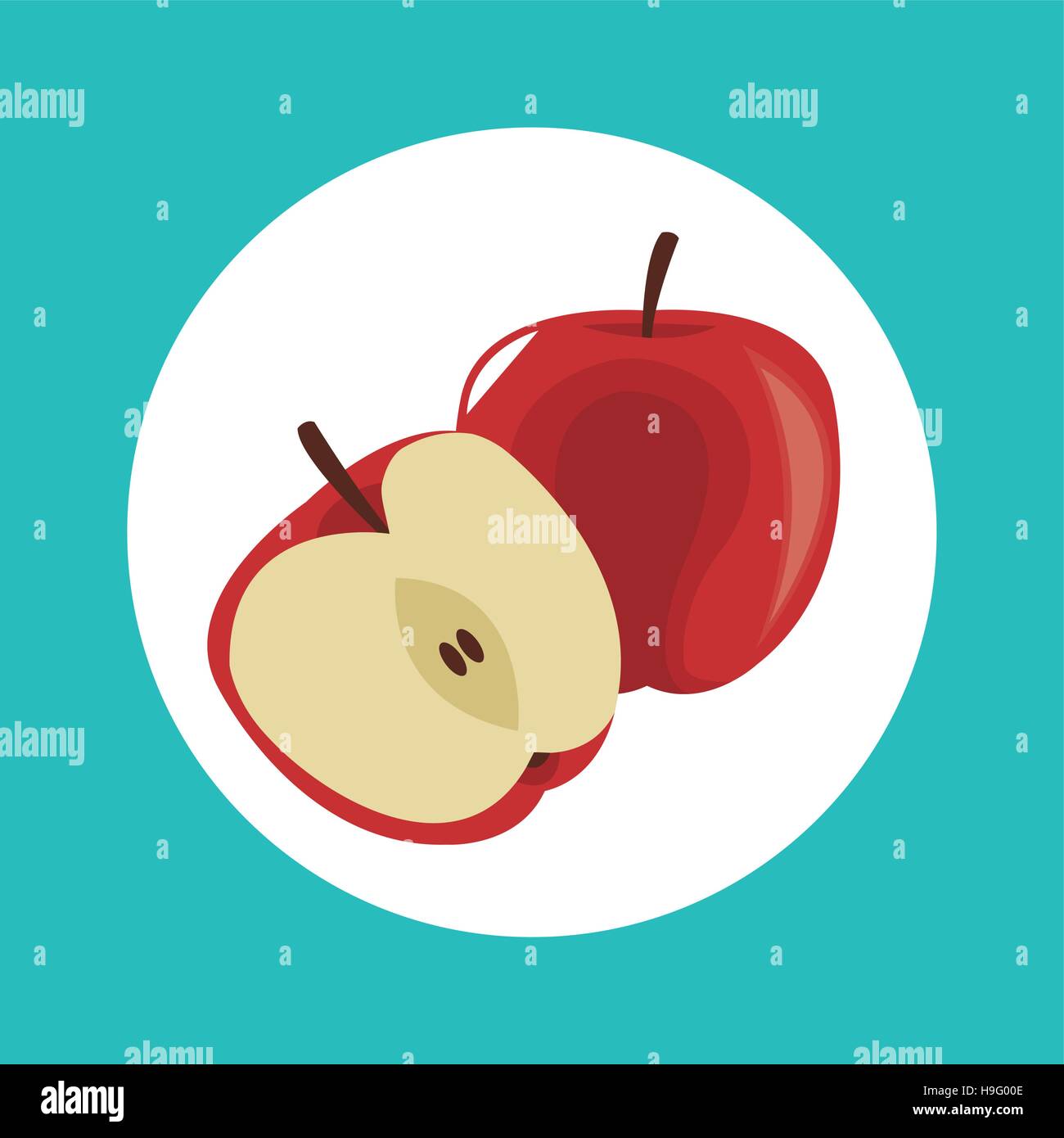 Apple fruit design Stock Vector Image & Art - Alamy