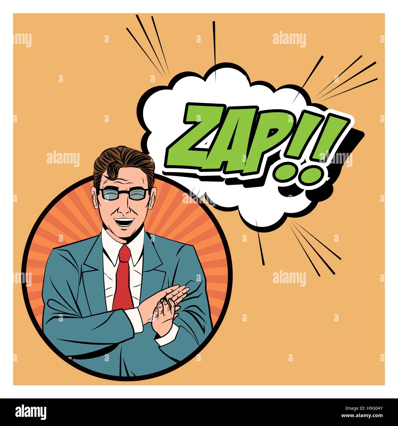 Man bubble and pop art style design Stock Vector Image & Art - Alamy