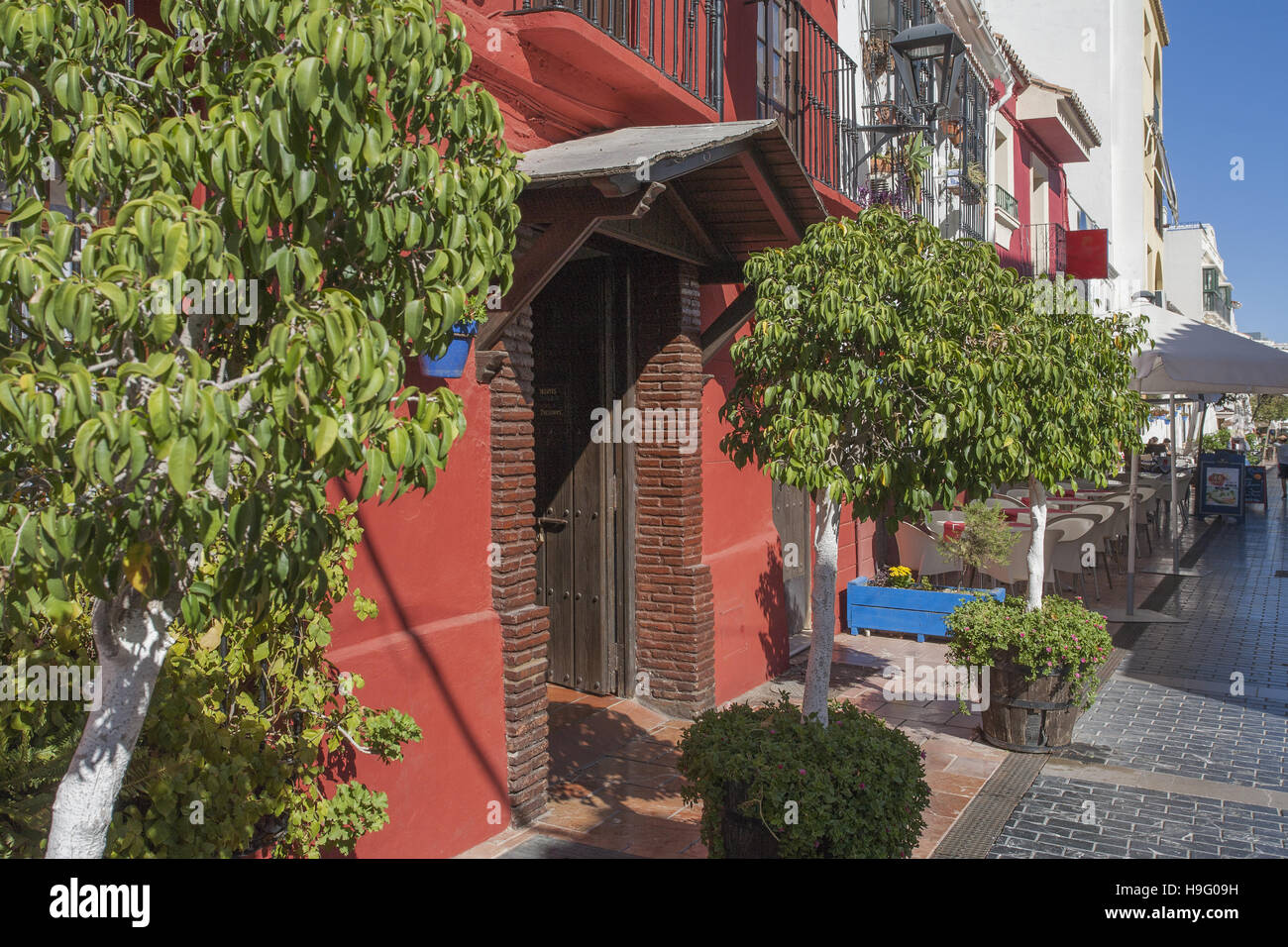 Street scene in Southern Spain Stock Photo - Alamy