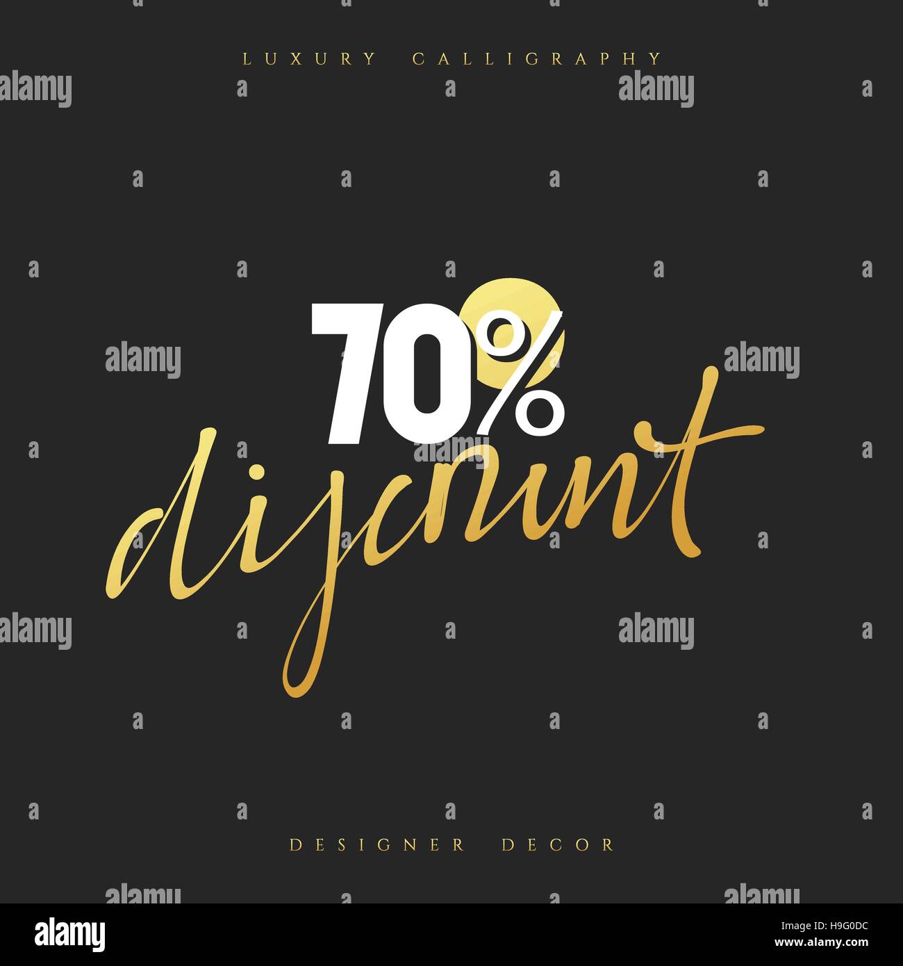 Luxury 70 logo Stock Vector Images - Alamy