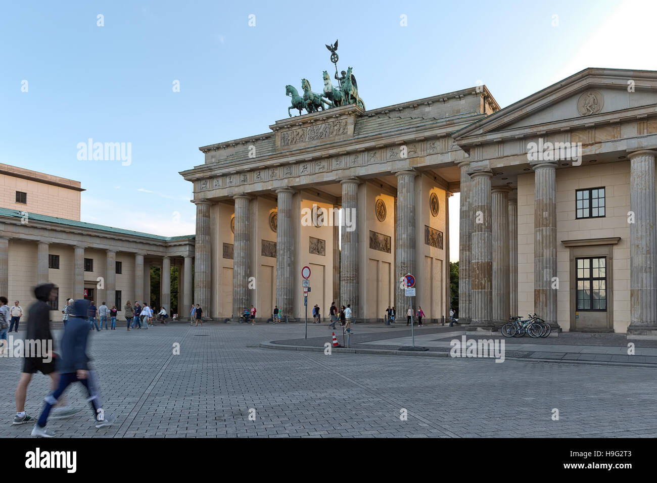 BERLIN, GERMANY - JULY 2015: Brandenburg Gate in Berlin in Germany. The ...
