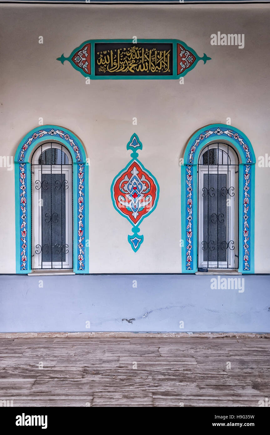 The Fatith Mosque situated in the Turkish town of Side Stock Photo - Alamy