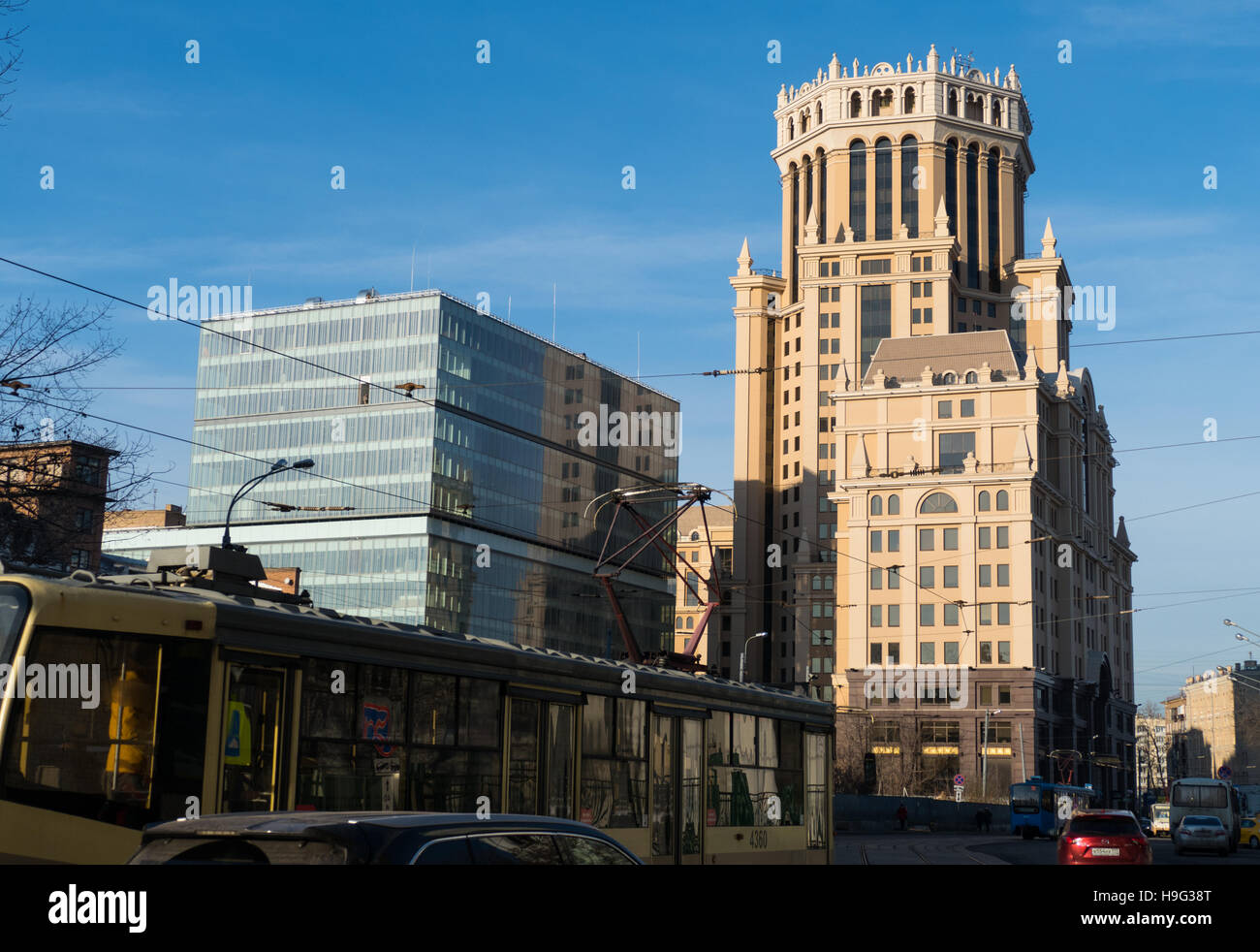 Office center in Moscow Paveletskaya Station Stock Photo - Alamy