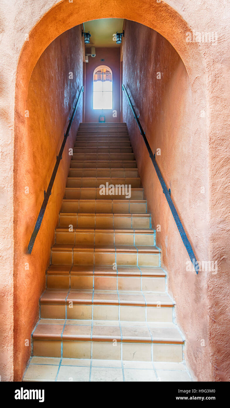stairs going up to the light Stock Photo - Alamy