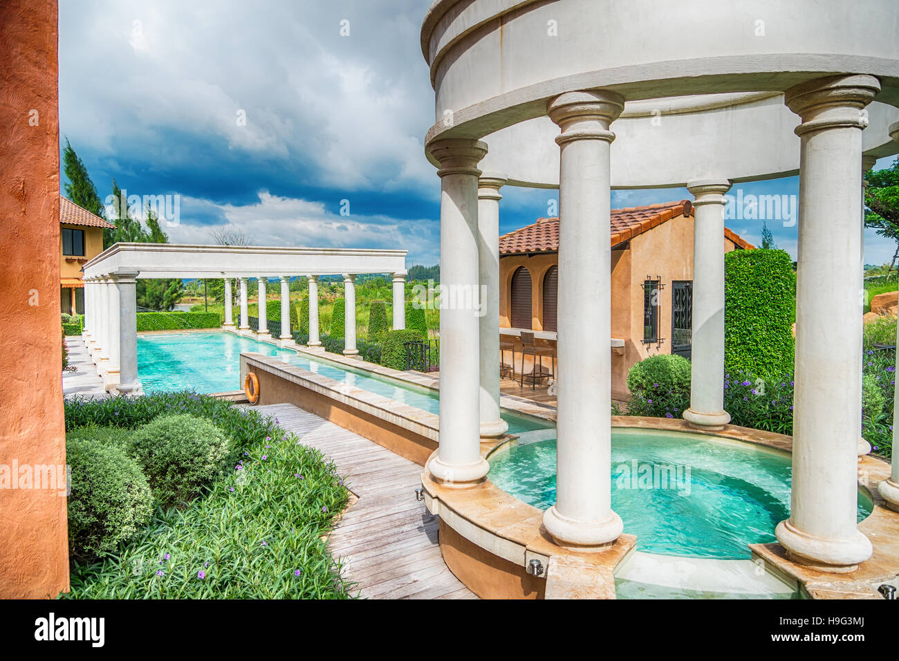 The Water Temple is a stone structure Stock Photo - Alamy