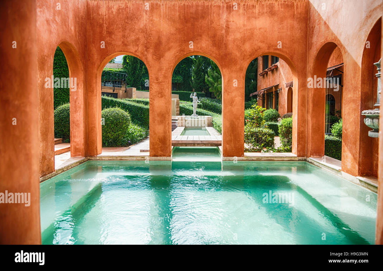 The Water Temple is a stone structure Stock Photo - Alamy