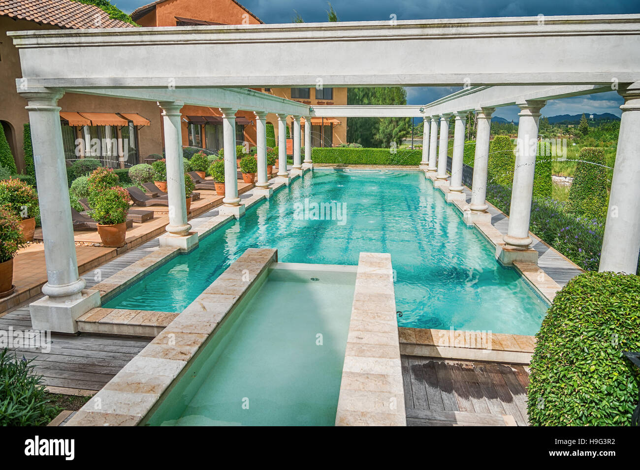 The Water Temple is a stone structure Stock Photo - Alamy