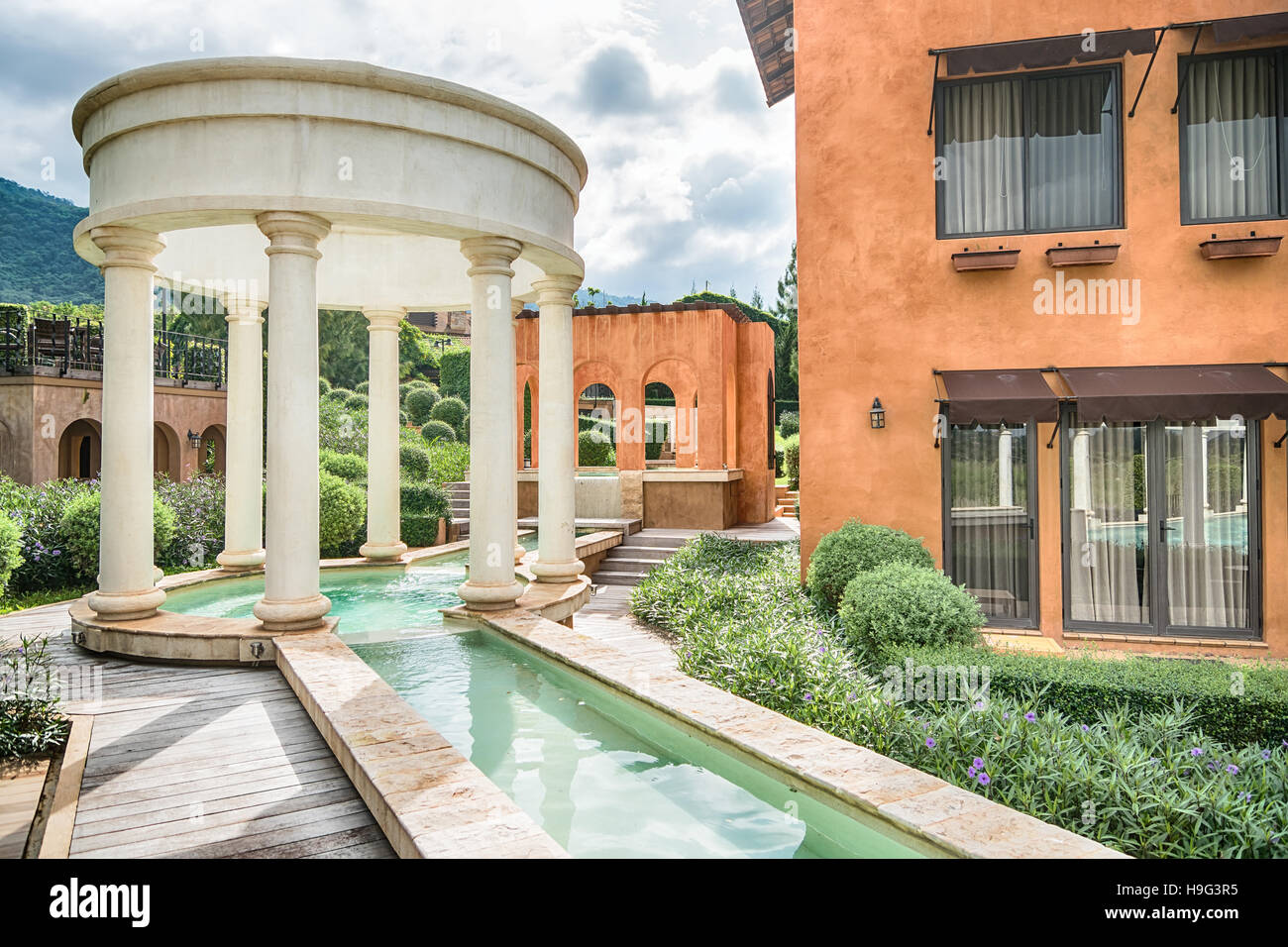 The Water Temple is a stone structure Stock Photo - Alamy