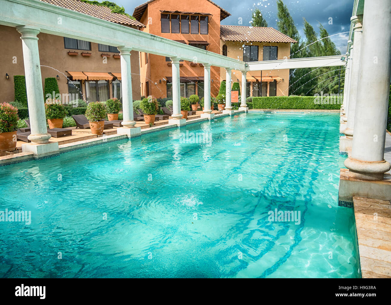 The Water Temple is a stone structure Stock Photo - Alamy
