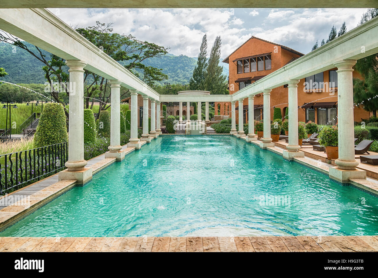 The Water Temple is a stone structure Stock Photo - Alamy