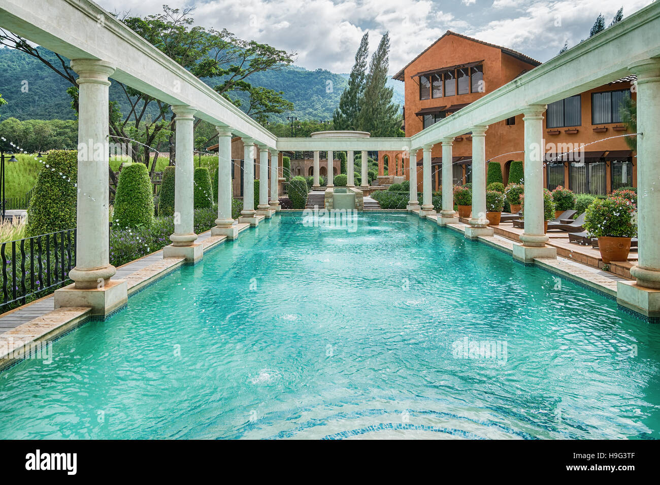 The Water Temple is a stone structure Stock Photo - Alamy