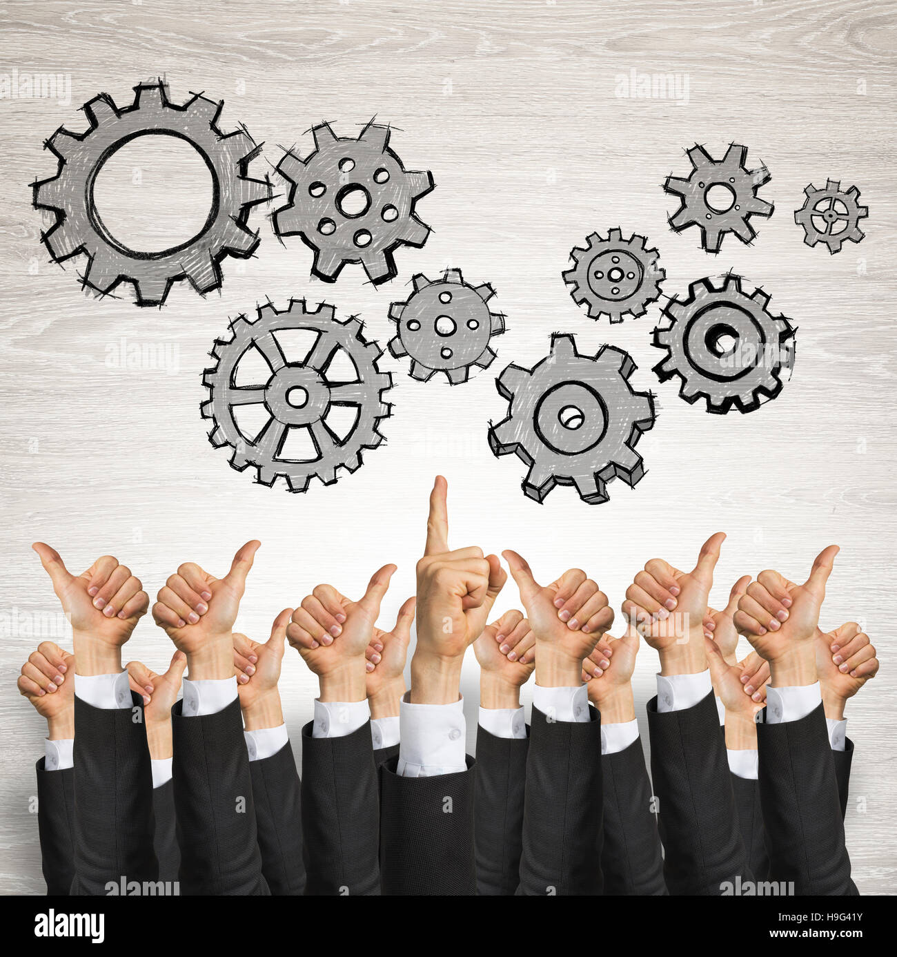 Business and teamwork concept Stock Photo - Alamy