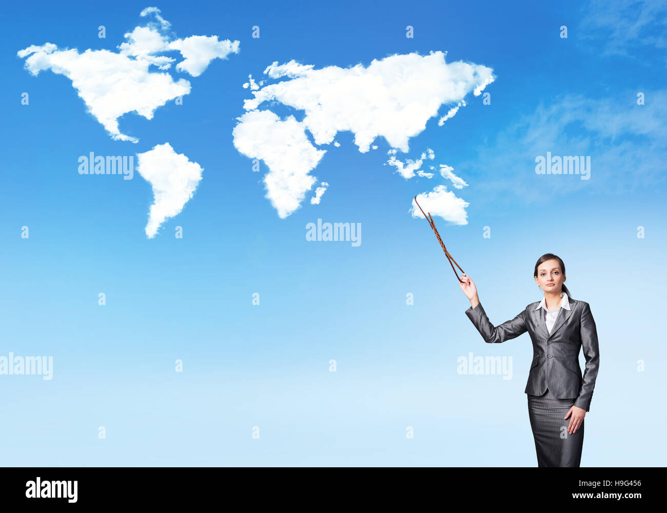Controlling the whole world Stock Photo - Alamy