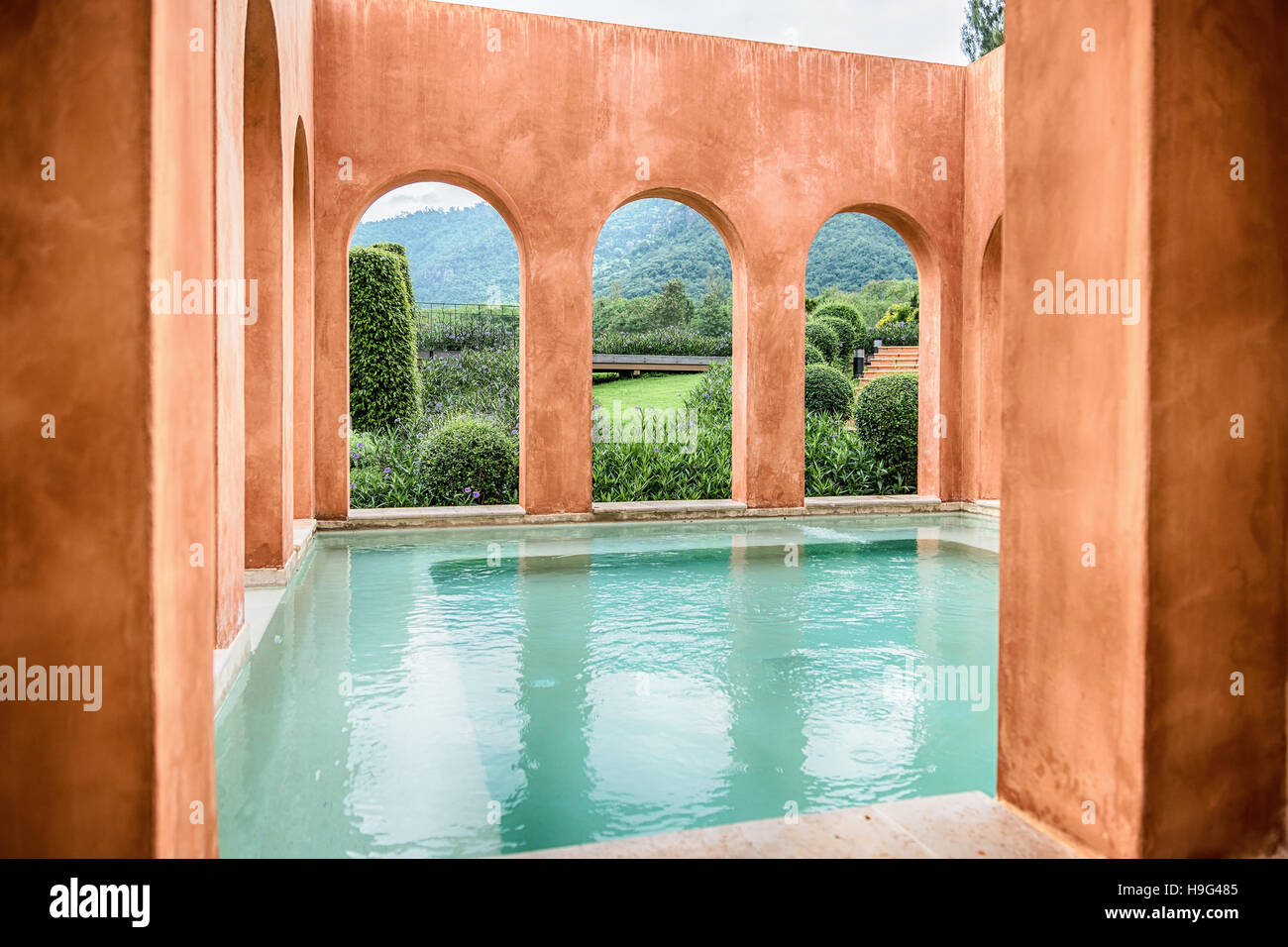 The Water Temple is a stone structure Stock Photo - Alamy