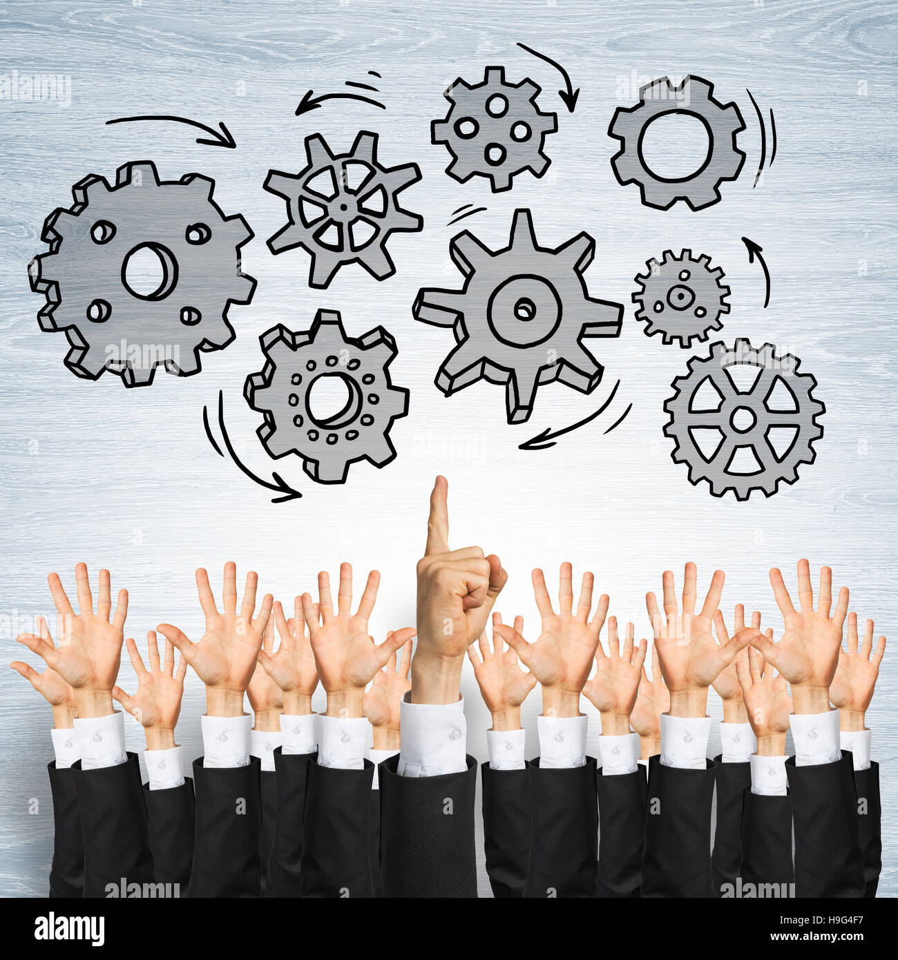 Business and teamwork concept Stock Photo - Alamy