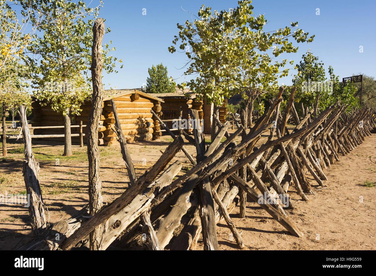 Utah, Bluff, Bluff Fort Historic Site Stock Photo - Alamy