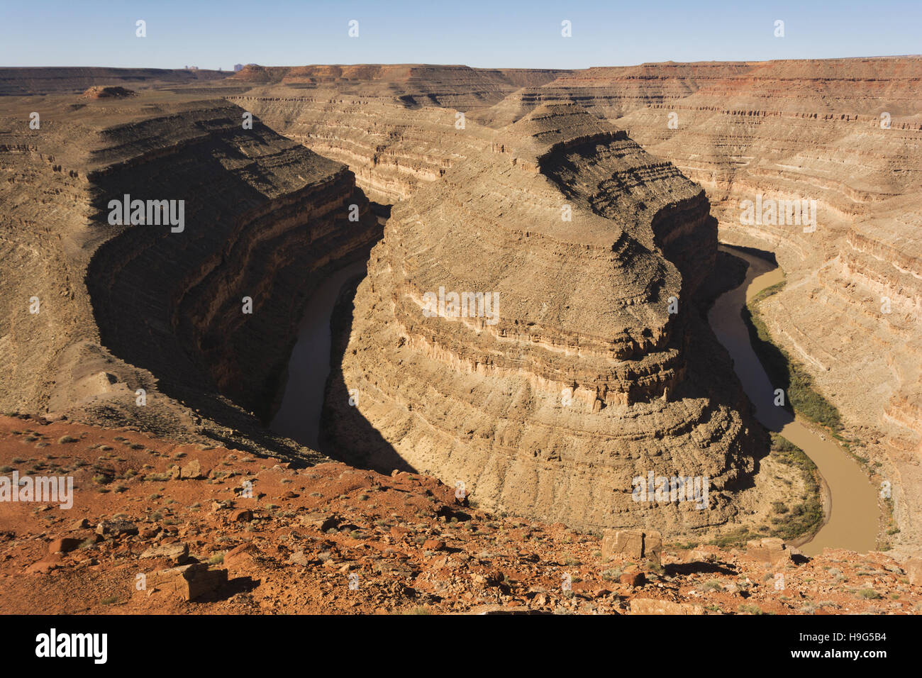 Utah, Bluff, Goosenecks of the San Juan River Stock Photo - Alamy