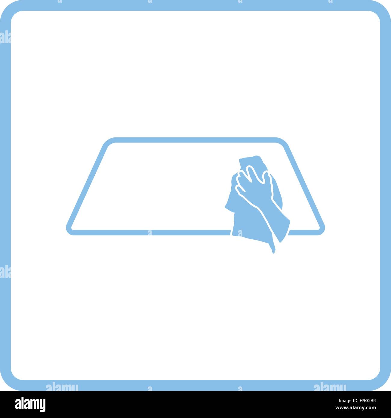 Wipe window with people Stock Vector Images - Alamy