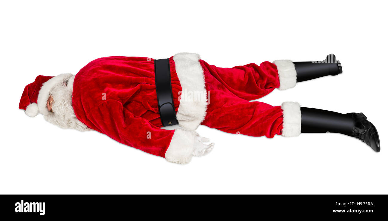 Exhausted Santa Claus High Resolution Stock Photography and Images - Alamy