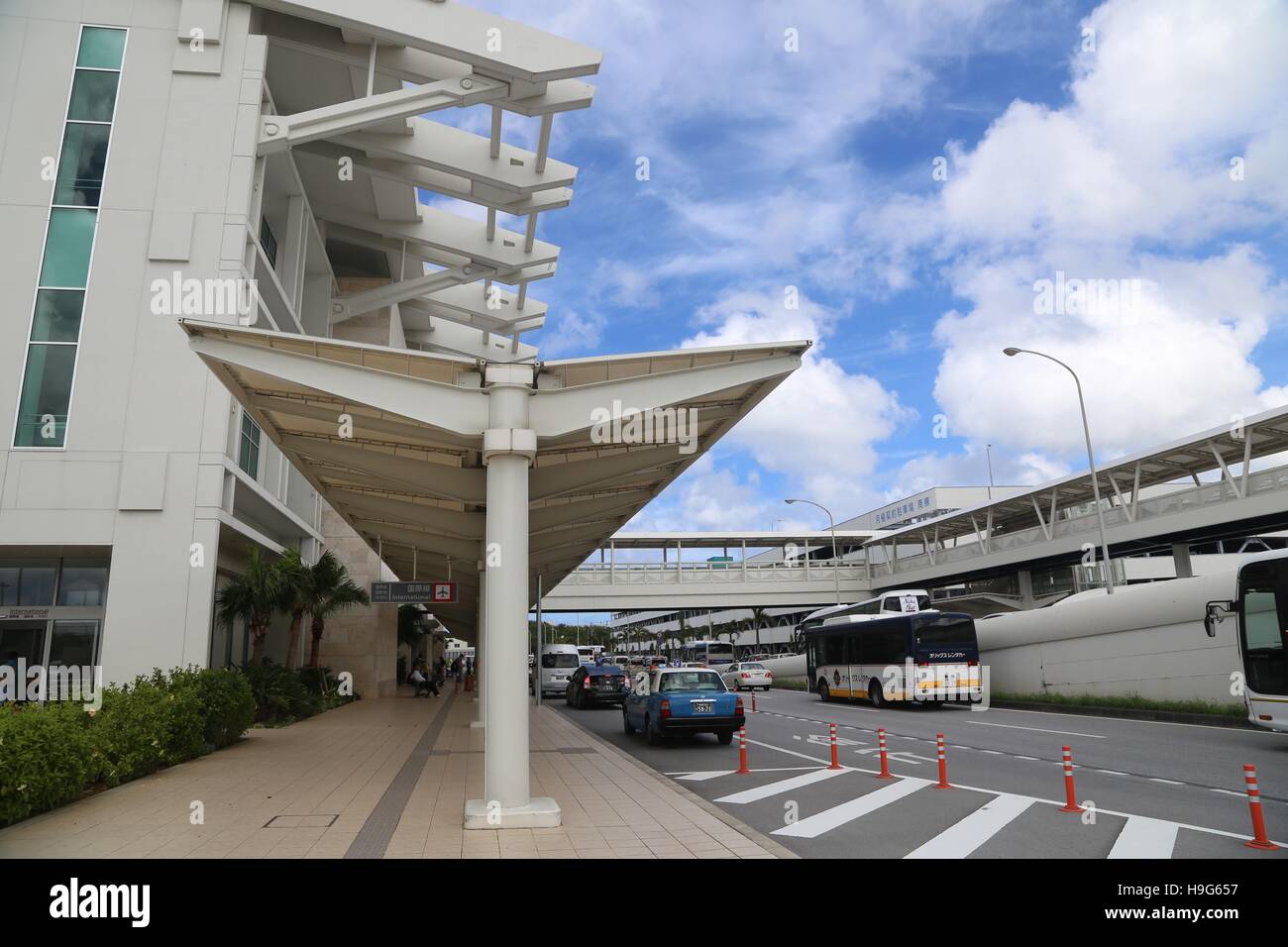 OKINAWA - 8 OCT: Naha Okinawa Airport in Okinawa, Japan on 8 October ...