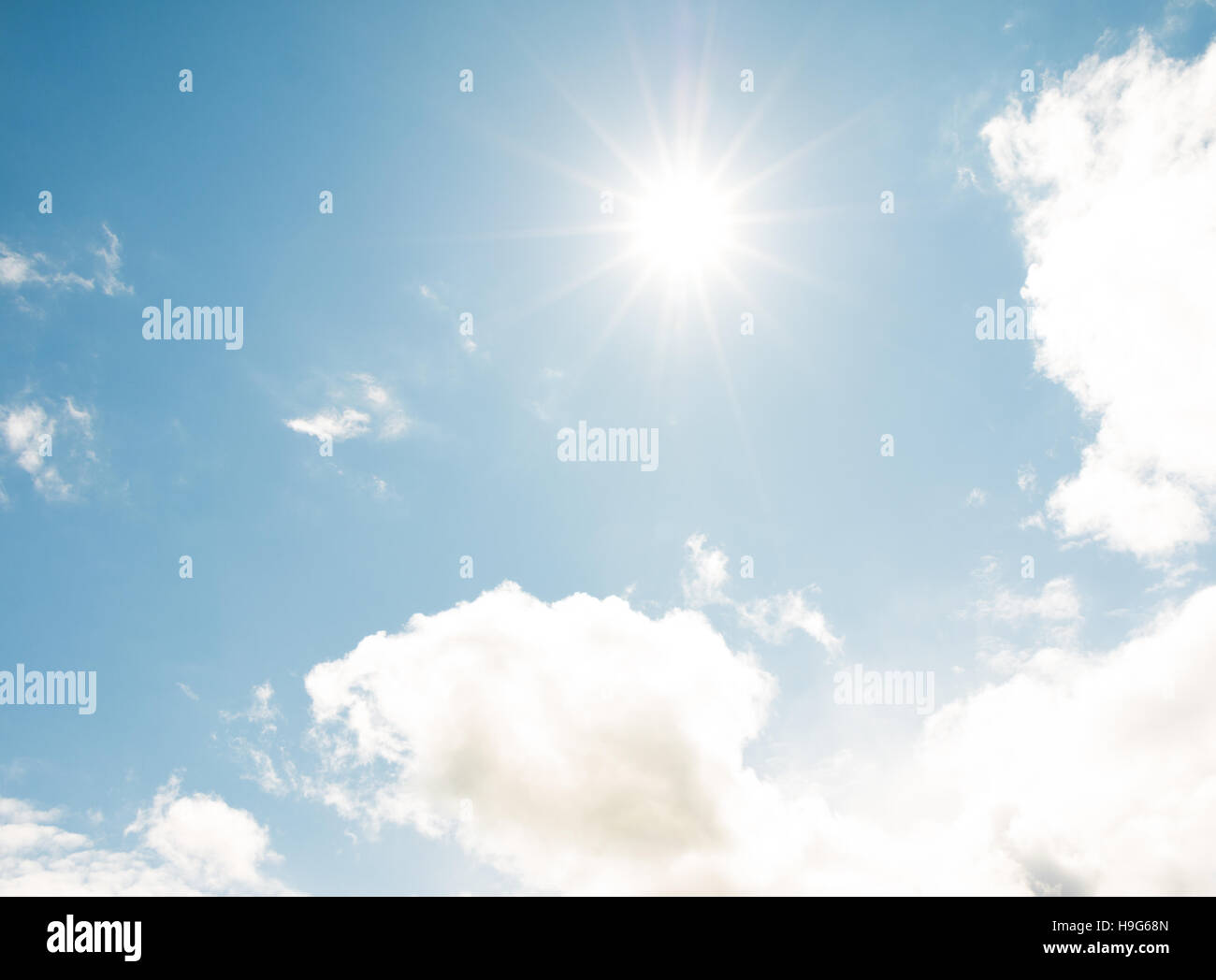 Nostalgic Sun Flares Stock Photo - Alamy
