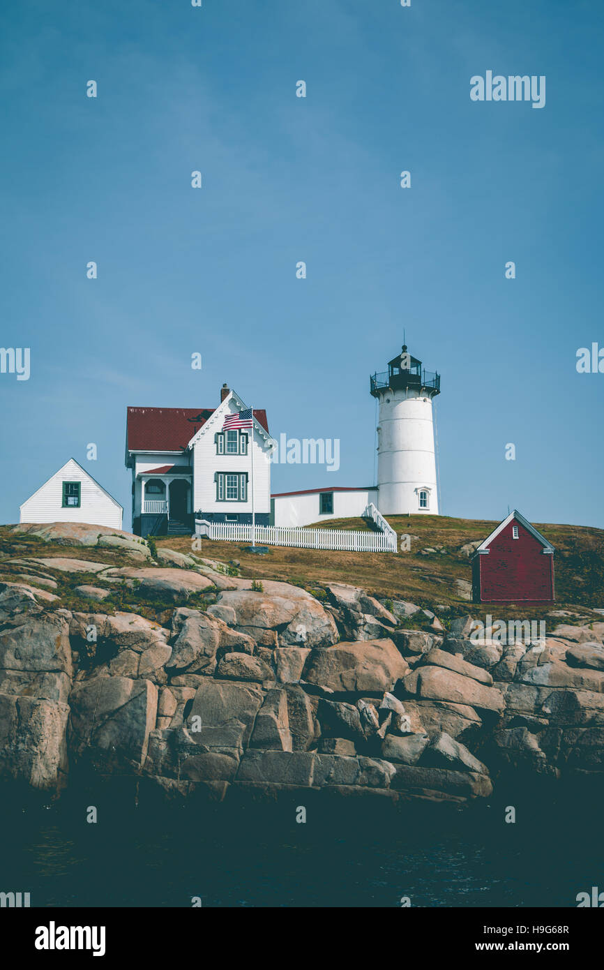 Nubble lighthouse hi-res stock photography and images - Alamy
