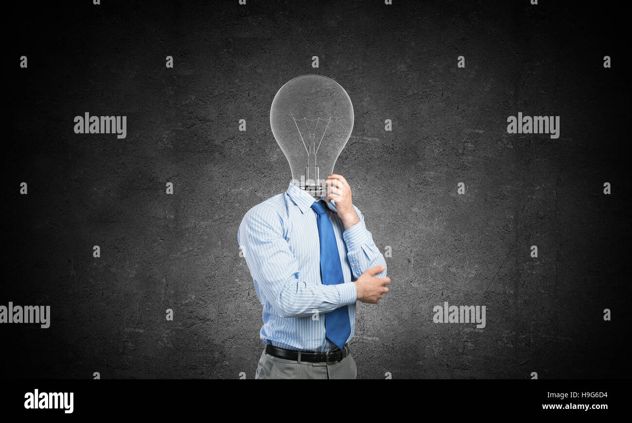 Man thinking over his idea Stock Photo - Alamy
