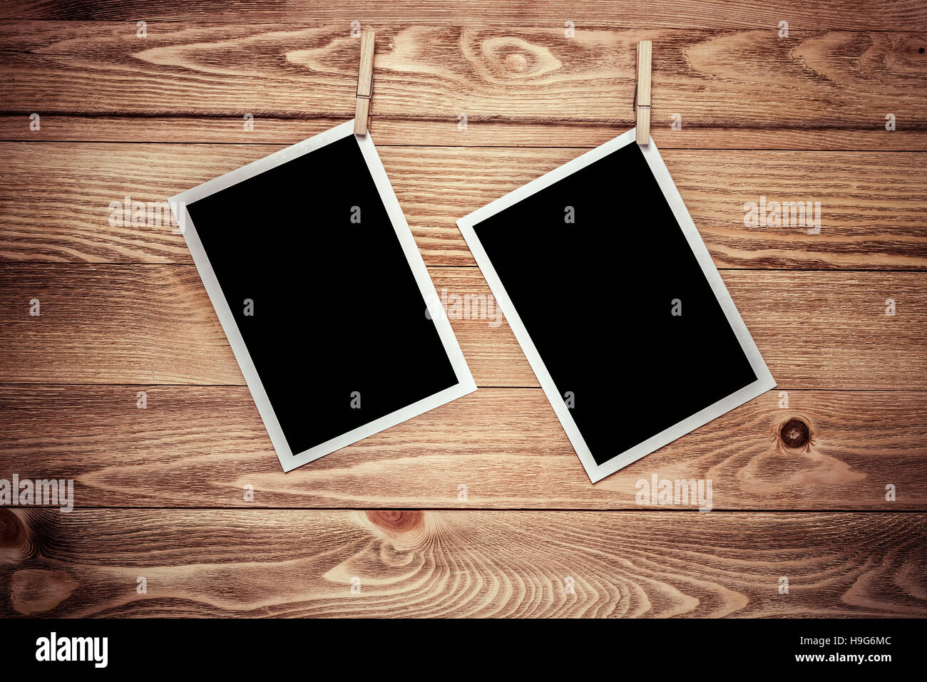 Black photo frame Stock Photo - Alamy