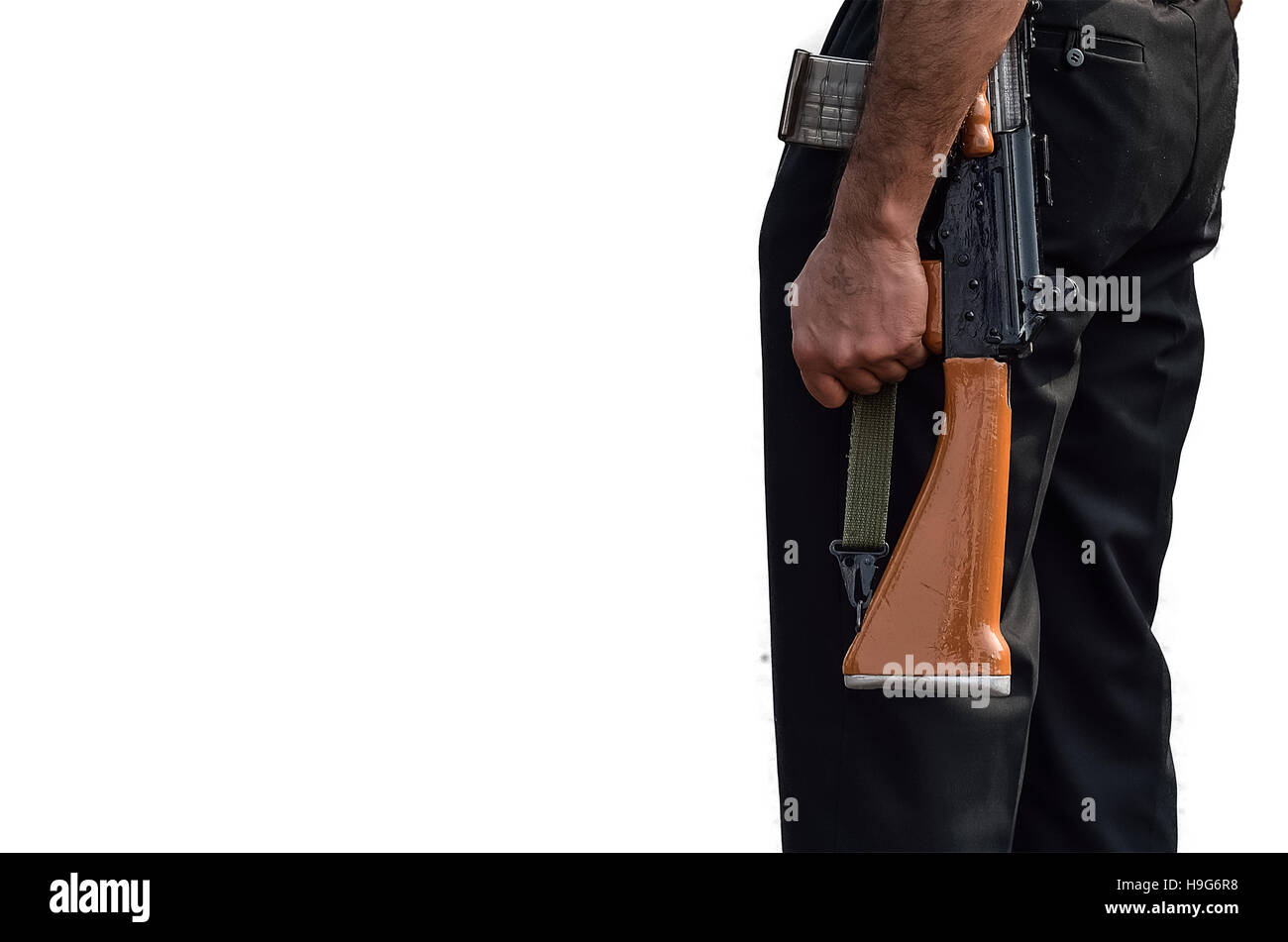 Security guard staff Cut Out Stock Images & Pictures - Alamy