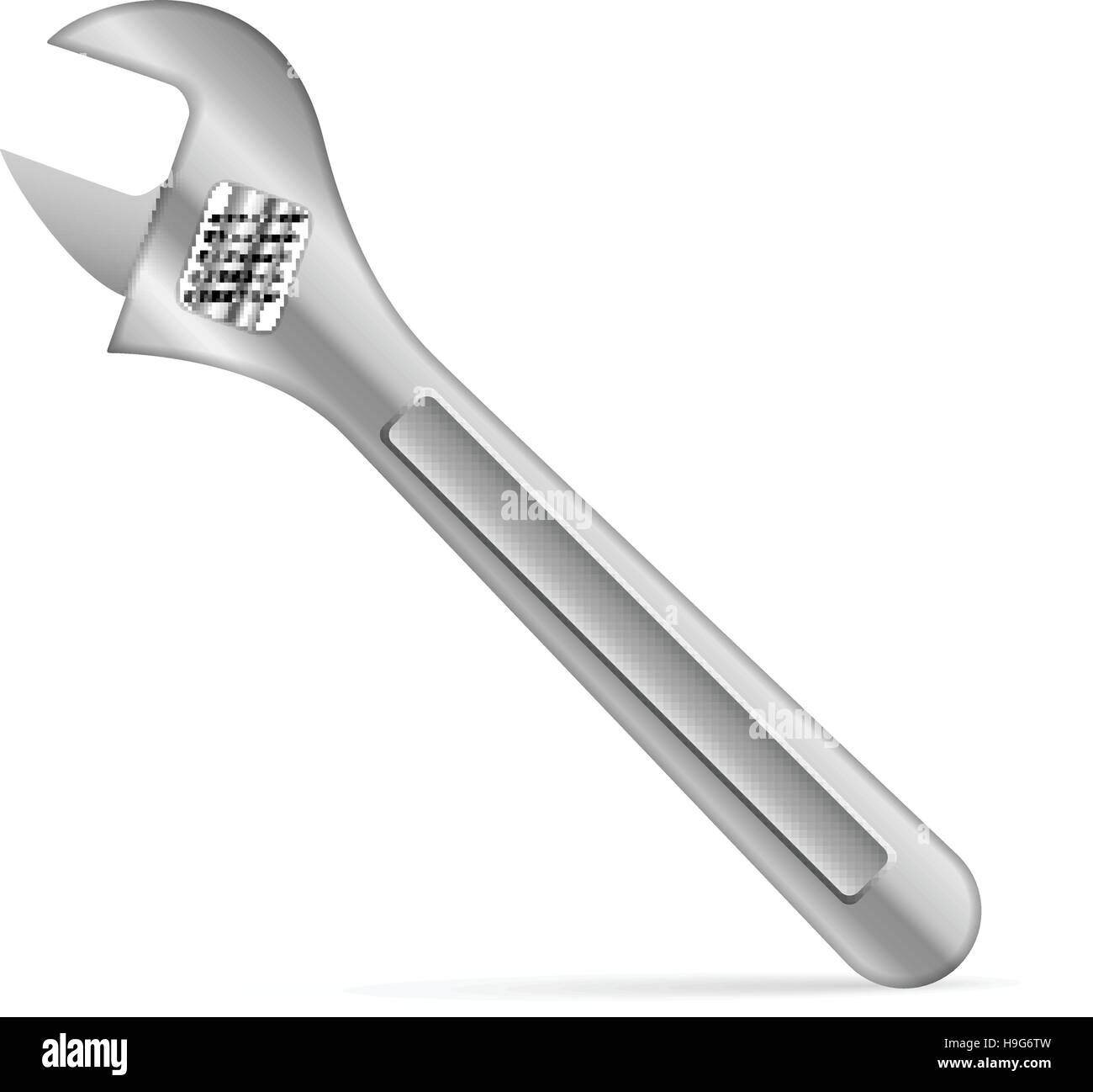 Wrench on a white background Stock Vector Image & Art - Alamy
