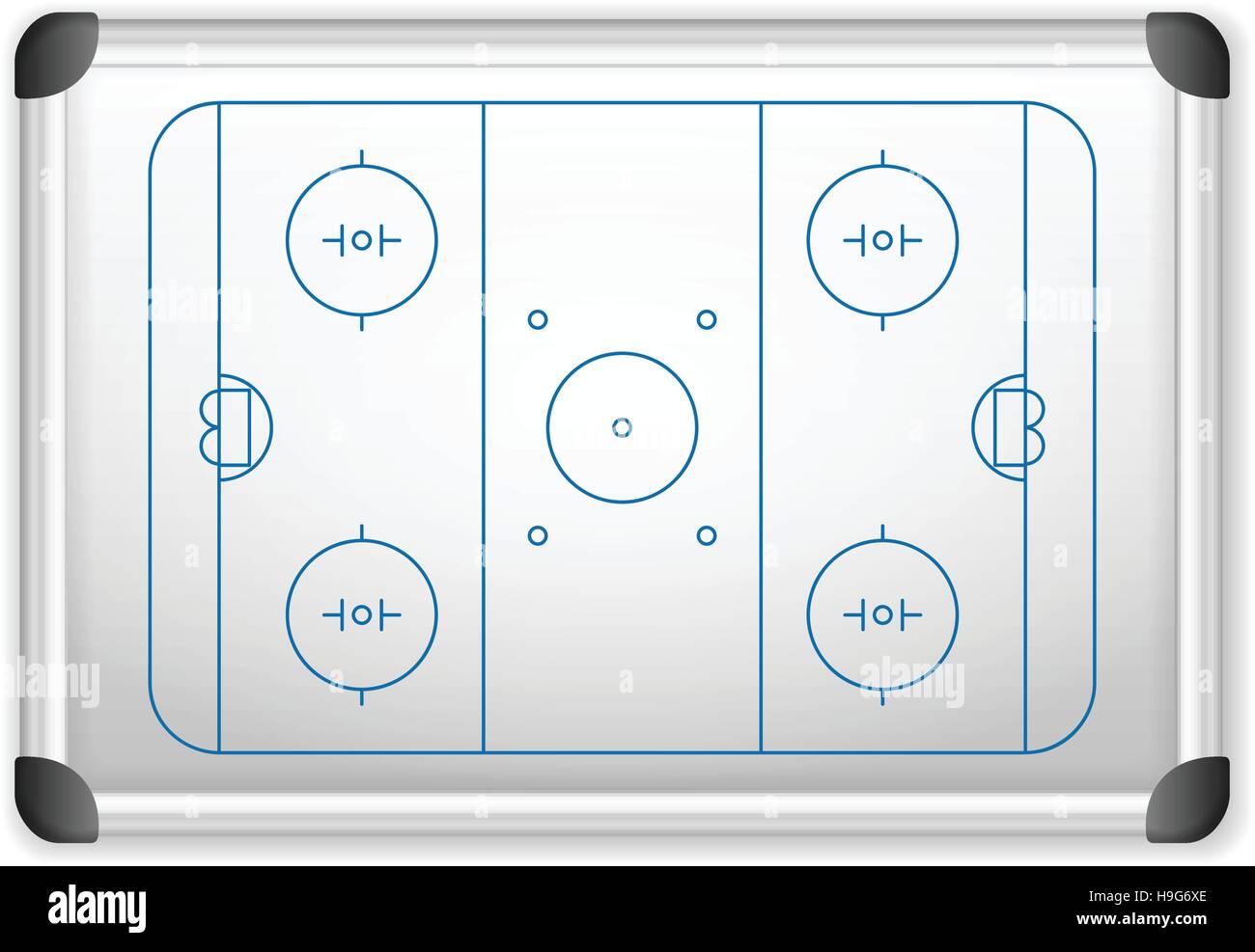 Sport field plan on whiteboard Stock Vector Image & Art - Alamy