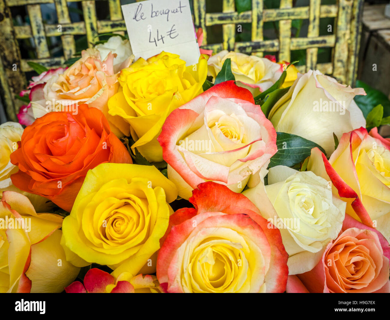 Street flower shop in Paris, France Stock Photo - Alamy