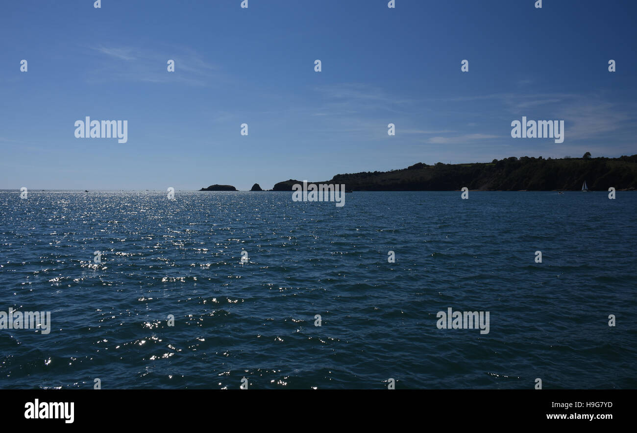 Monkstone Point between Saundersfoot and Tenby Stock Photo - Alamy